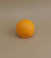 China Yellow Plastic Smooth Matte Spherical Lid for Cosmetic Bottles for sale