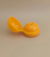 China Yellow Plastic Smooth Matte Spherical Lid for Cosmetic Bottles for sale