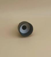 China Black Plastic Ribbed Jelly Screw Cap for Paint Bottles for sale