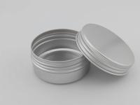 China Aluminum Cosmetic Jar Aluminum Tea Jar Aluminum Wide Mouth Jars with Lids for sale