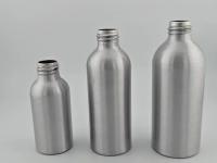China Empty Aluminum Cosmetic Packaging Water Lotion Bottle Metal Packaging Container for sale