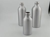 China Empty Aluminum Cosmetic Packaging Water Lotion Bottle Metal Packaging Container for sale