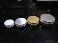 China 5ml 15ml 30ml 50ml 100ml 150ml 200ml Aluminium Container Gold Aluminum Tin Jar for Cosmetic Cream Packing Metal Aluminum Jar for sale