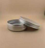 China Aluminum Lip Balm Container Case 50ml 60ml Aluminum Tin Containers 60 Grams 100ml Aluminum Candle Jar for Tea for sale