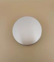 China Big Silvery Aluminum Case with Screw Cap for Cosmetic for sale