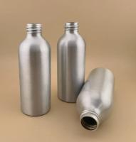China New Luxury Clear Silver Aluminum Bottles of High Quality Cosmetic Aluminum Bottles for sale