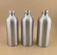 China New Luxury Clear Silver Aluminum Bottles of High Quality Cosmetic Aluminum Bottles for sale