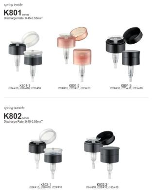 China OEM Nontoxic Nail Polish Pump Black Nail Varnish Remover Pump Dispenser K802-1 for sale