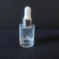 China Round Black Clear Pure Liquid Serum Glass Dropper Bottle for Skincare 5ml 10ml 15ml 20ml 30ml 50ml 100ml for sale