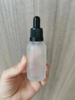 China Glass Dropper with Frosted Glass Bottles Tamper Evident Closure for Serum Essential Oil for sale