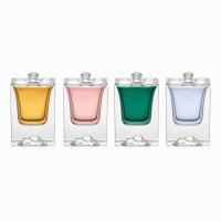 China High Quality Super Clear Empty Perfume Glass 50ml Bottles Glass Perfume Bottle for sale