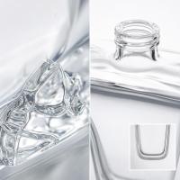 China High Quality Super Clear Empty Perfume Glass 50ml Bottles Glass Perfume Bottle for sale
