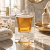 China High Quality Super Clear Empty Perfume Glass 50ml Bottles Glass Perfume Bottle for sale