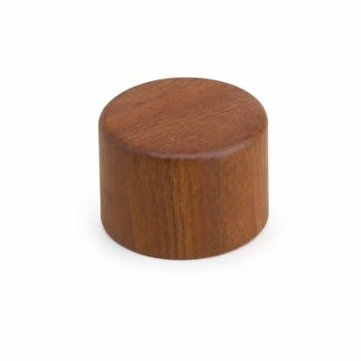 China Wood Grain Plastic Round Smooth Cap for Cosmetic Bottles for sale