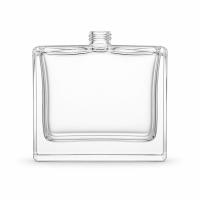 China Luxury Custom Rectangular 60ml 100ml Empty Perfume Glass Bottles for sale