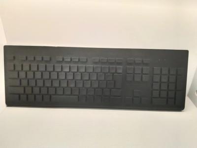 China 1.5mm Thick ANSI OEM Double Shot PBT Keycaps Set - Matte Black/White for Mechanical Keyboards for sale