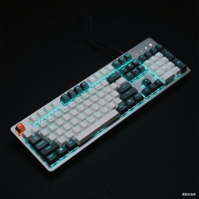 China Double Shot PBT Keycaps OEM Profile Cherry MX Compatible - 2000 MOQ with CE & ISO9001 Certified for sale
