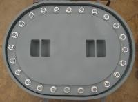 China Stainless Steel Ship Hatch Cover Round Angle Watertight / Weathertight for sale