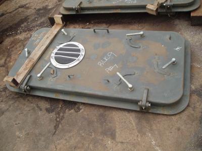 China Weather Tight Marine Doors / 8mm Thickness Boat Cabin Doors Right Angle / Round Angle Corner for sale
