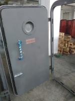 China Marine Steel Weathertight Door with Round Window Quick Acting for sale