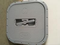 China ABS Class Approved Quick Opening Custom Oval Flush Type Aluminium Marine Manhole Cover for sale