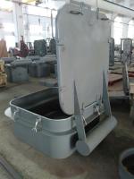 China Coaming Small Steel Hatch Cover Thickness 12 mm Nominal Size1230×1230mm for sale