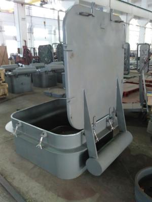China Coaming Small Steel Hatch Cover Thickness 12 mm Nominal Size1230×1230mm for sale