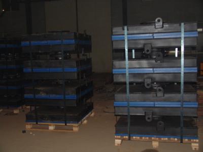 China Blue HDPE Fender Pad Impingement Plate ODM Model For SC Type Fenders for sale