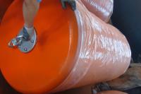China Round Type Polyurethane Floating Marine Barrier Solid Buoyancy for sale