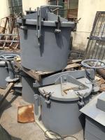 China Quick Wheel Operating Rotating Marine Hatch Cover Oil Tight Ship Hatch Cover for sale