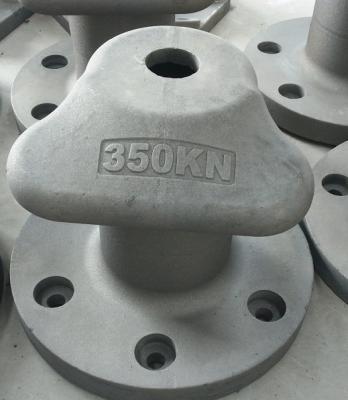China 350 KN Carbon Iron Marine Mooring Components T Head Dock Bollards for sale