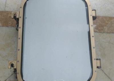 China Rectangular Aluminum Marine Windows Round Angle Welding Installation for sale