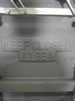 China Marine Weathertight Door with Single Handle Quick Opening in Marine Steel Sizes 1200×600--1800×900mm for sale