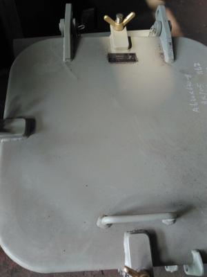 China Marine Level Handle Type Steel Small Hatch Covers Marine Access Hatches for sale