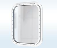 China Ship Rectangular Marine Windows , Openable Fireproof Marine Replacement Windows for sale