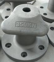 China Marine Cast Iron T - Head Mooring Bollard Mooring Bitts For Ship Berthing for sale
