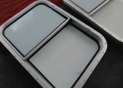 China Brass Fixed Rectangular Marine Glass Windows For Ship Cabin for sale
