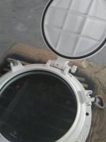 China Bolted Open Type Marine Porthole Marine Windows Side Scuttle With Storm Cover for sale
