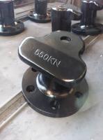 China SWL 550KN Tee Head Mooring Bitts Ship Berthing Bollard for sale