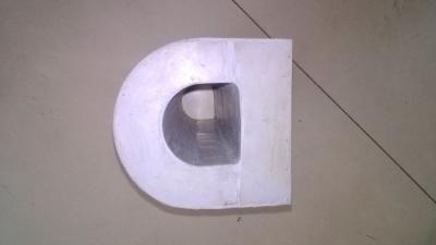 China White Natural Rubber Marine D Type Fender For Port / Ship Alongside / Docking for sale