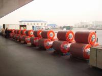China Marine Fenders Buoy Polyurethane Flotation Foam Filled Type for sale