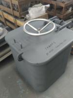 China Fire Proof Weathertight Steel Small Boat Hatch Covers Marine Wheel Handle Opening for sale