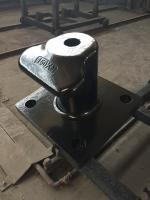 China Marine Port Cast Steel Mooring Components SWL 150 KN Mooring Bollard for sale