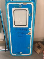 China Aluminum Alloy Marine Weathertight Door with Window CCS Certified for sale