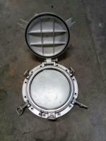 China Portlights Marine Windows Porthole Marine Ships Scuttle Window With Storm Cover for sale