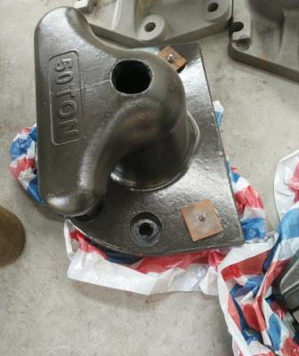 China Marine T - head Mooring Bollard Marine Cast Steel Material Up to 200Ton SWL for sale
