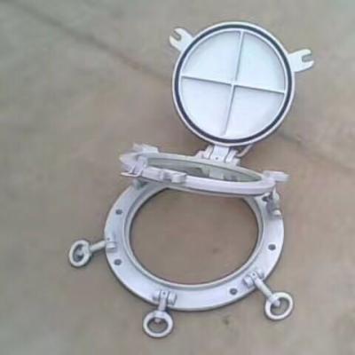 China Round Shape Marine Windows Weathertight Openable Portlights With Storm Cover for sale