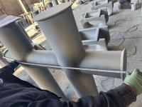 China High performance Customized Cast Iron Mooring Cleats Ballards Single / Double / Cross Dock Bollards for sale