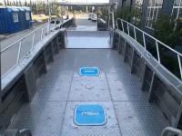 China Embedded  Aluminium Marine Manhole Cover Type Hatch Cover square or oval-shaped for sale