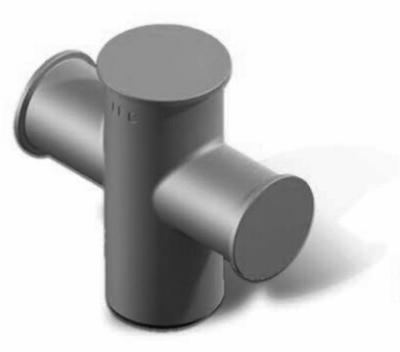 China Single Cross Marine Mooring Bollard Grey Epoxy Primer for sale
